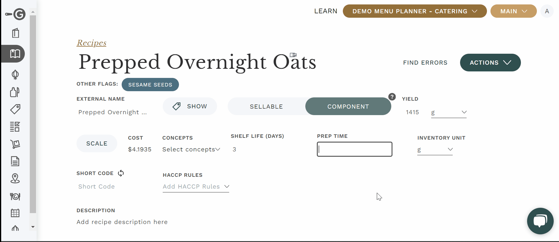 Can I add prep time to my recipes?