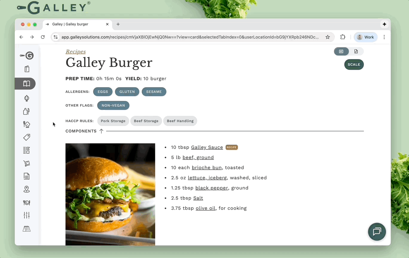 What is the Recipe Card view?