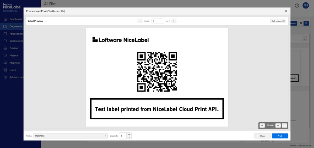 Troubleshooting guide for Loftware Cloud/Nicelabel Printing