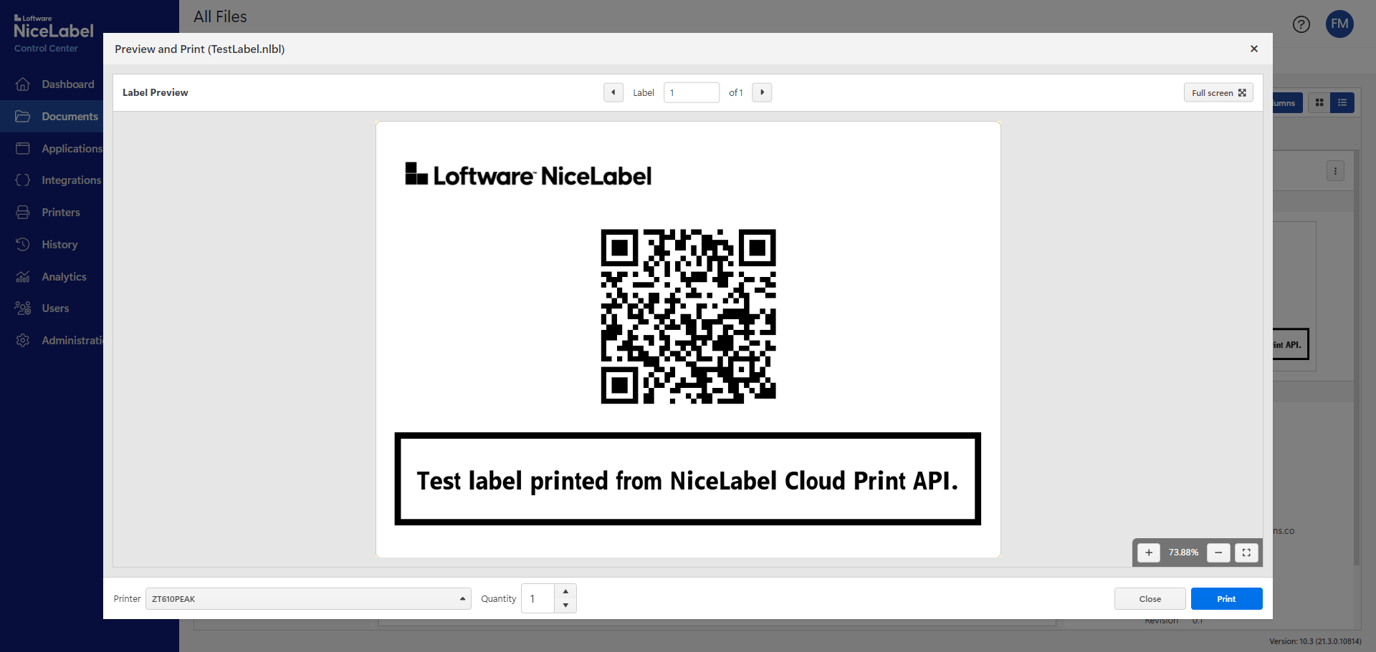 Troubleshooting guide for Loftware Cloud/Nicelabel Printing