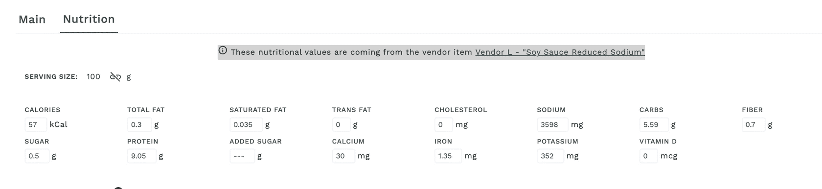 How to Manage Nutritional Values & Allergens In Recipes, Ingredients ...