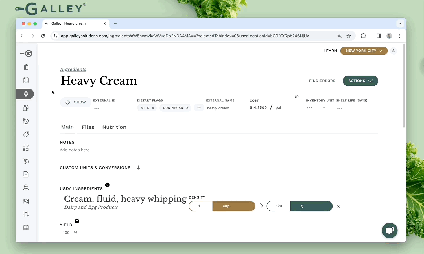 How do I categorize my items for inventory?